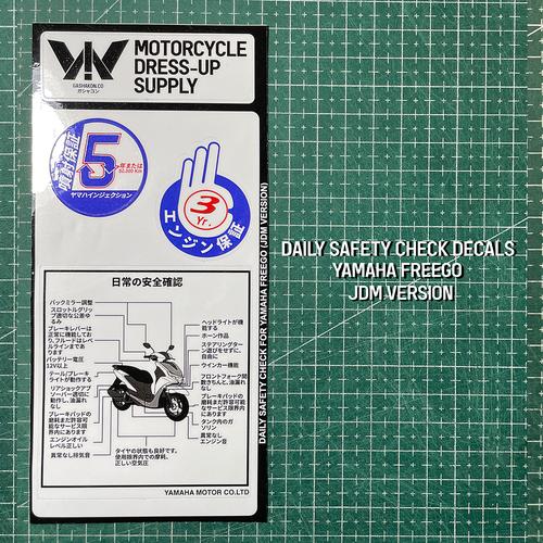 Jual Sticker detail/Warning Decals/Sticker Warning/Stiker pelengkap ...