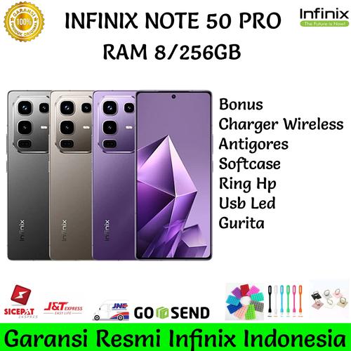 Jual INFINIX NOTE 50 PRO 8/256GB NFC GARANSI RESMI INDONESIA - Hitam ...