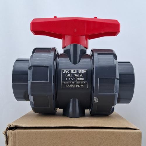 Jual Ball Valve 1-1/2" Inch DN 40 uPVC SCH 80 ANSI ASTM - Batam - Kota ...