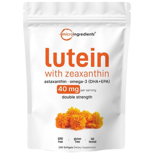 Jual Micro Ingredients Lutein With Zeaxanthin 40 mg astaxanthin omega 3 ...