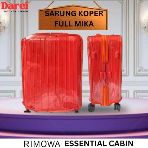 Promo Sarung Koper Cover Rimowa Essential Cabin Full Mika - Merah ...