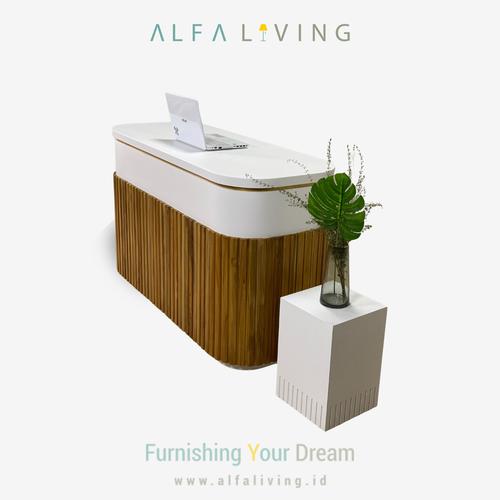 Jual ALFA LIVING Corsica - Cashier Cabinet/Meja Kasir, Meja Counter ...
