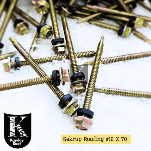 Jual Baut Spandek 7 cm /Sekrup / Skrup / Screw Spandek / Roofing Asbes ...