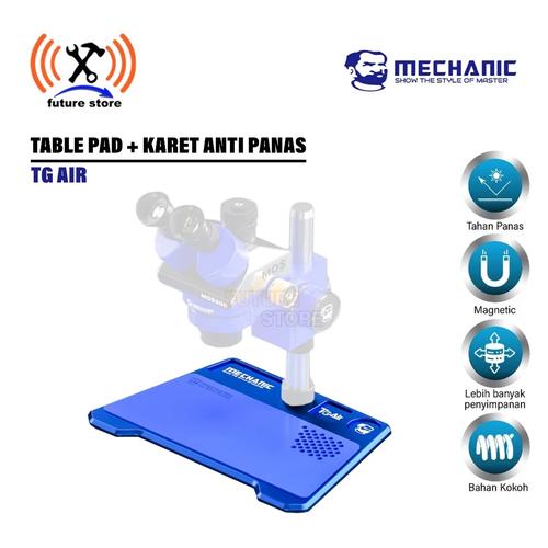 Promo MECHANIC TG AIR ALUMINIUM BASE TABLE PAD MICROSCOPE & KARET ANTI ...