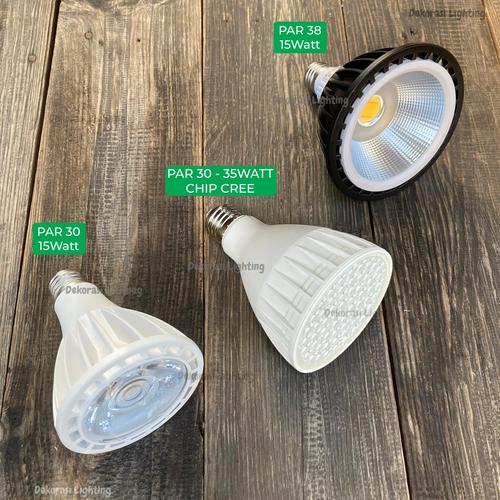 Jual Lampu bohlam led spotlight par 30 dan par 38 cahaya focus dekor ...