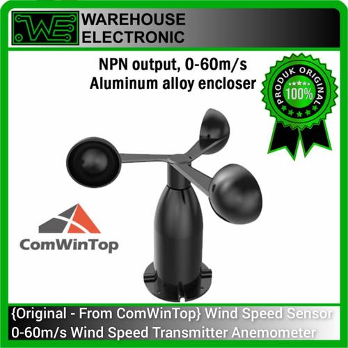 Jual Wind Speed Sensor 0-60m/s NPN Output Transmitter Anemometer - ORIGINAL ComWinTop Alat ...