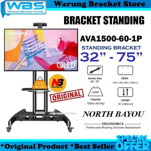 Jual Bracket Standing TV 80 75 70 65 55 50 43 32 Inch, RODSON RTC1500 ...