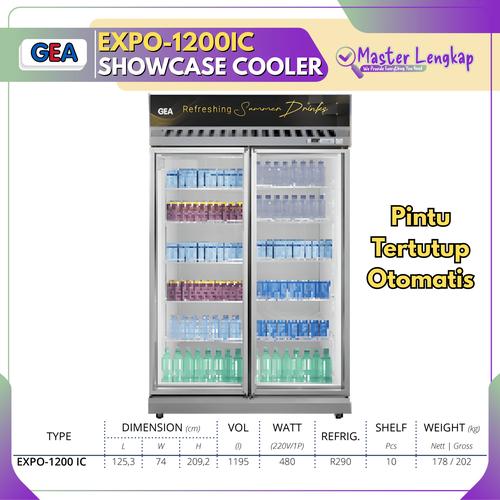 Jual GEA SHOWCASE COOLER LOW-E GLASS EXPO-1200IC / EXPO1200IC / EXPO 1200IC / EXPO1200 IC / EXPO ...