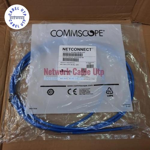 Jual Patch Cord UTP Cat.6 Commscope Netconnet 10 Feet - Jakarta Pusat ...