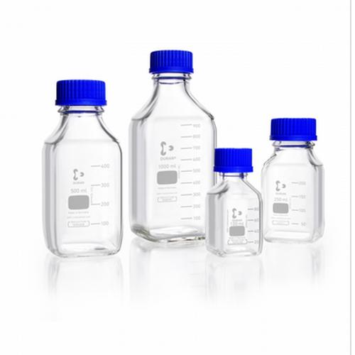 Jual DURAN Laboratory bottle square 250 ml clear botol laboratorium ...