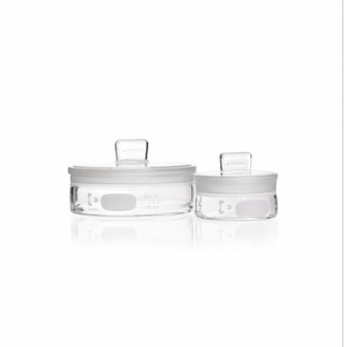 Jual Botol timbang cap 80 ml Weighing bottle flat shape DURAN ORIGINAL ...