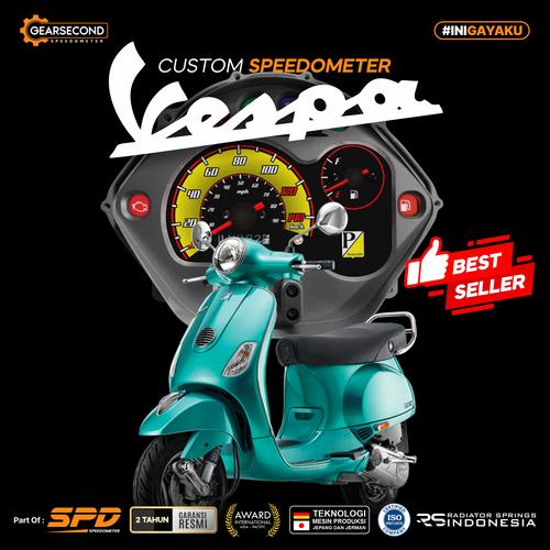 Jual Ready Design Panel Speedometer Custom Vespa LX 125 - Gearsecond ...
