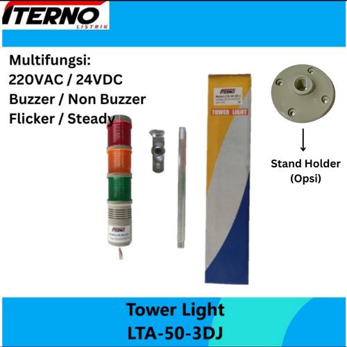 Jual Lampu Menara Signal Tower Light LED Buzzer 3 Lampu Multivolt ...