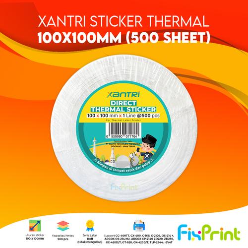 Jual Kertas Sticker Thermal 100mm X 100mm Printer ARGOX OS-214 - Kota ...