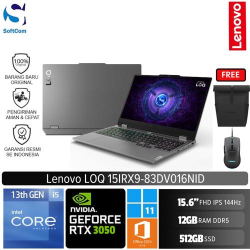 Promo Lenovo LOQ 6NID i5 13450HX/12GB/512GB SSD/RTX3050 6GB/15.6" FHD ...