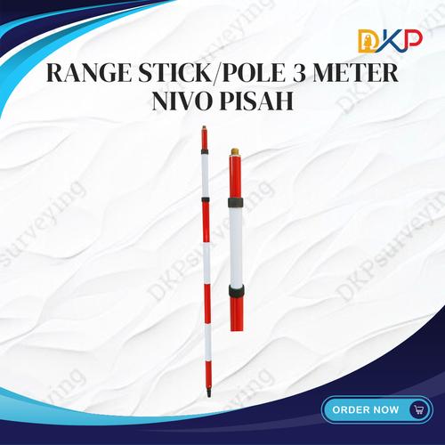 Jual Stick / Pole Survey 3 Meter / Telescopic Range Pole (belum ...