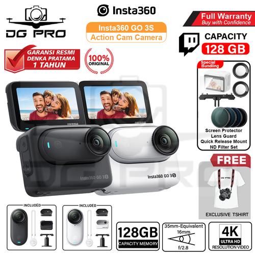 Jual Insta360 GO 3S 128GB 4K Action Cam Insta 360 GO3S Action Camera ...