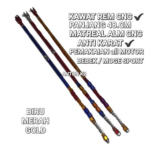 Promo TIANG KAWAT REM BELAKANG VARIASI MOTOR VIXION/RX KING/FIZR/VEGA ...