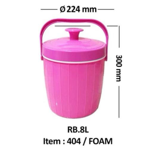 Jual Termos Nasi Thermos Es Batu 8 Liter Nadia Rice & Ice Bucket Ice ...