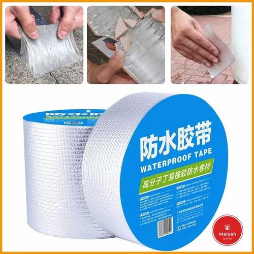 Jual Lem Lakban Tape Anti Bocor Air Panas Alumunium Foil Butyl ...