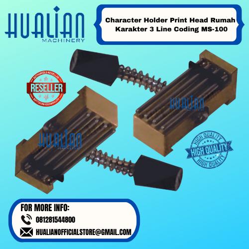 Jual Character Holder Print Head Rumah Karakter 3 Line Coding Machine ...