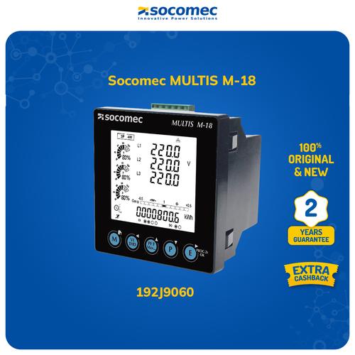Promo SOCOMEC Power Monitoring Multifunction MULTIS M18 - 192J9060 ...