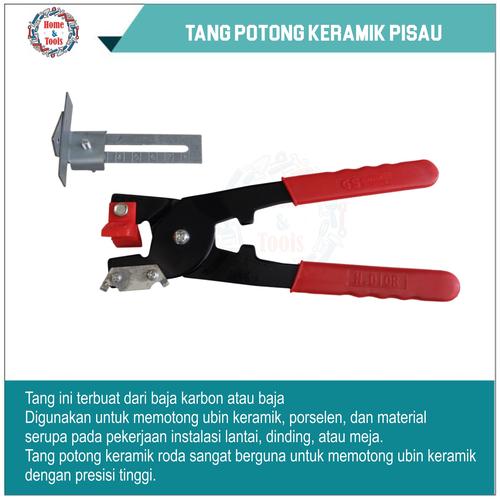 Jual Tang Potong Keramik Pisau / Tang Potong Keramik Roda / Tang Potong ...
