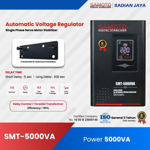 Promo SAMOTO Stabilizer 5000VA Stavolt Single Phase Stavolt SMT5000VA Stabiliser SMT Cicil 0% 3x ...