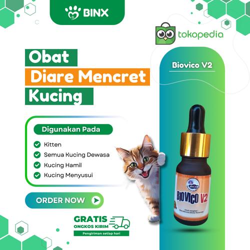 Jual Obat Kucing Biovico V2 Untuk Sakit Perut Diare Mencret dan ...