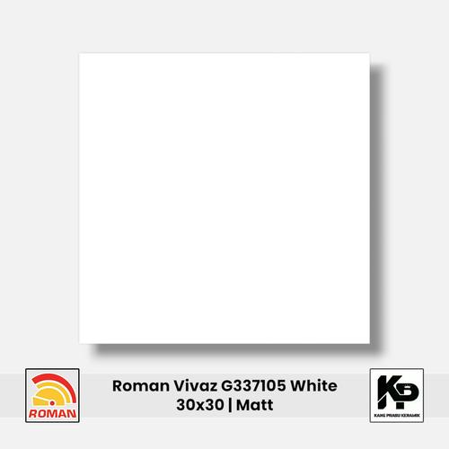 Jual Keramik ROMAN CERAMICS Vivaz G337105 White 30x30 Cm - Jakarta ...