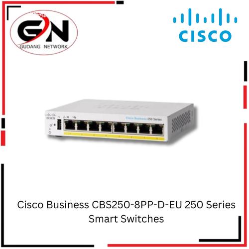 Jual Cisco Business CBS250-8PP-D-EU 250 Series Smart Switches - Unit ...