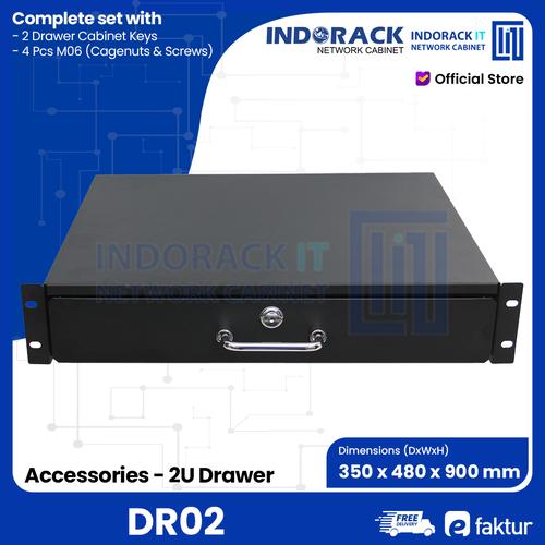Promo Rack Laci Accesories Drawer 2U Depth 350mm Laci Server Rackmount ...