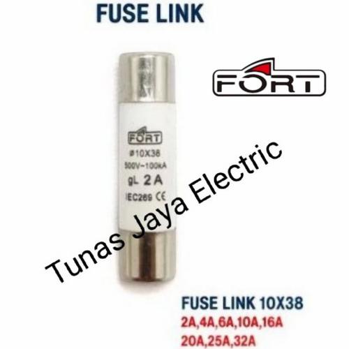 Jual Fuse Link 10x38 FORT 2A - 4A - 6A - 10A - 16A - 20A - 25A - 32A ...