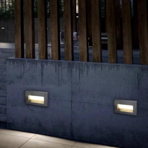 Jual Lampu tangga / dinding / step LED Tanam Panjang 3W / 1W Nyala Warm ...