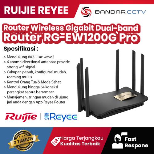 Jual Ruijie Reyee RG-EW1200G Pro Wireless Home Router - Kota Surabaya ...