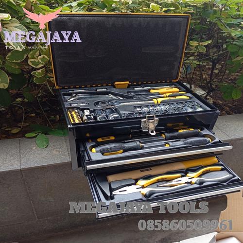 Jual Tool Kit Set 3 Susun 69 Pcs Original Krisbow Mechanic Tool Kit Set ...