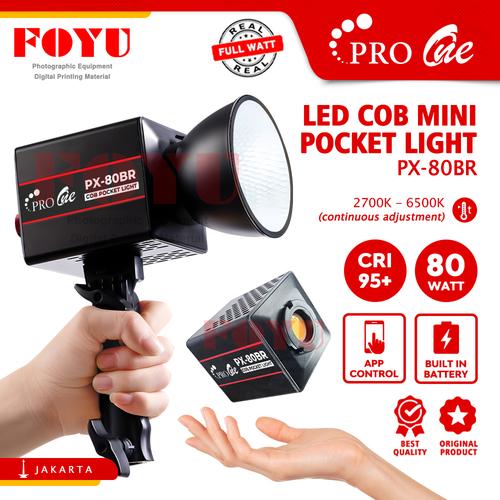 Promo Pro One PX-80BR LED COB Mini Portable Handheld Outdoor Lampu Foto ...