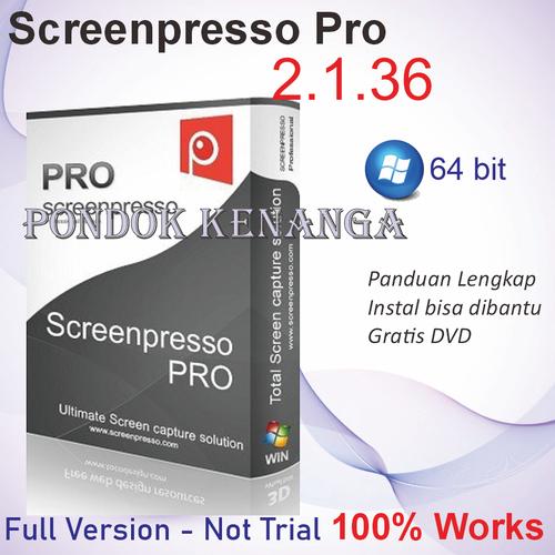 Jual Screenpresso Pro - Full Version, No Trial - Kota Bekasi - Pondok ...