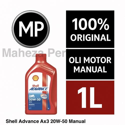 Jual Oli Motor Shell Advance Ax3 20w-50 (1L) - Kota Surabaya - Maheza ...