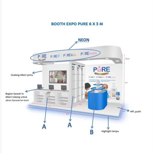 Jual booth pameran mall expo sesuai ukuran dan desain - Kota Tangerang ...