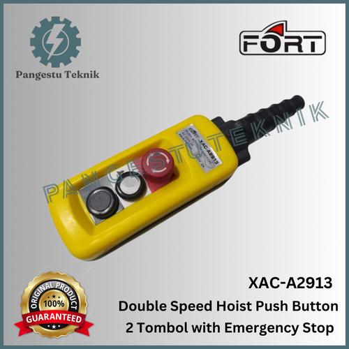 Jual Fort Double Speed Hoist Push Button with Emergency Control Switch Crane 5 Ampere / XAC ...
