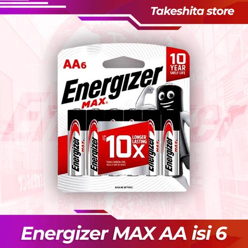 Jual Baterai Batre Energizer max AA/A2 isi 6pcs 100% original - Jakarta ...