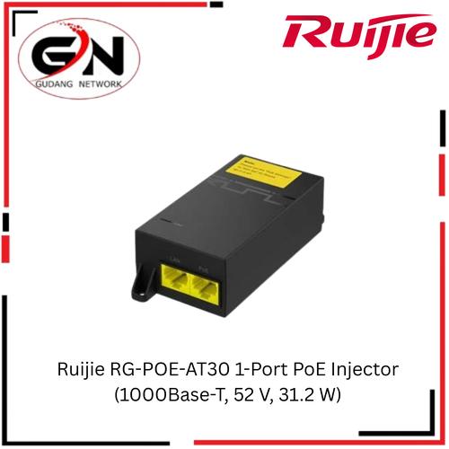 Jual Ruijie RG-POE-AT30 1-Port PoE Injector (1000Base-T, 52 V, 31.2 W ...