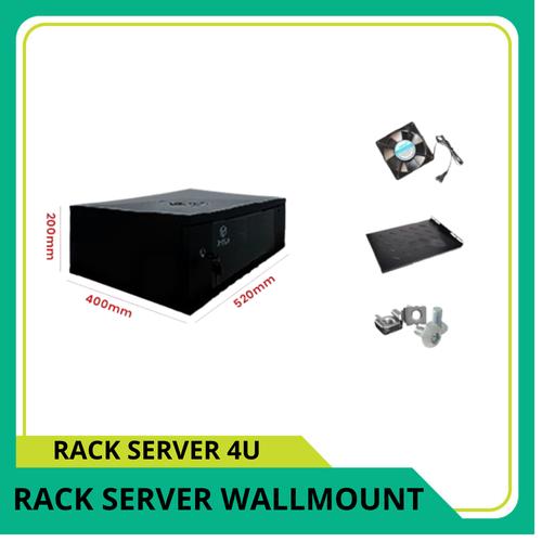 Jual Wallmount Rack 4U / Rak Server Single Door 4U - PDU - Kota ...