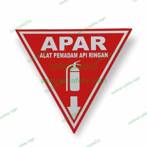 Jual Rambu Segitiga Apar 35cm akrilik - Jakarta Barat - SENTRAL SAFETY ...