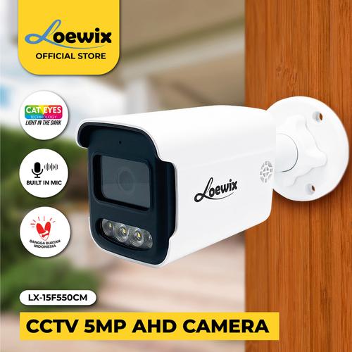 Jual LOEWIX Kamera CCTV 5MP AHD Full Color - Kamera Pengawas Analog ...