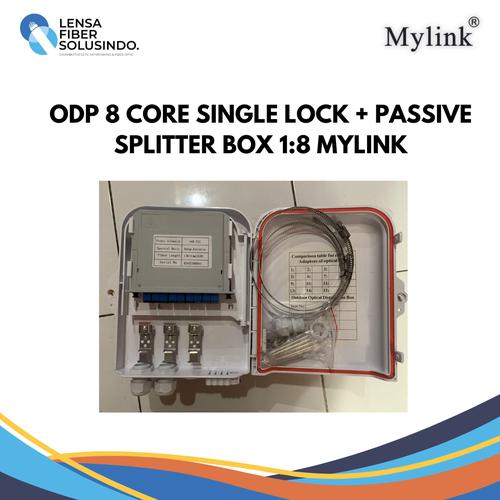 Jual ODP 8 Core Single Lock + Passive Splitter Box 1:8 Mylink - Kota Denpasar - Lensa Fiber ...