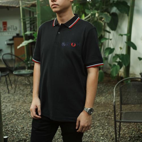 Promo Fred Perry Red White Tipped Polo Navy Original - Kab. Tangerang ...