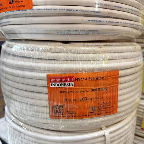 Jual KABEL NYM 3x4 50M (Meter) Kabelmetal Indonesia / KMI - Jakarta Pusat - Era Jaya Elektrik ...