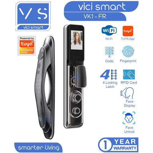 Promo Vici Smart Door Lock WiFi w/ Camera & LCD SmartLife Tuya App ...
